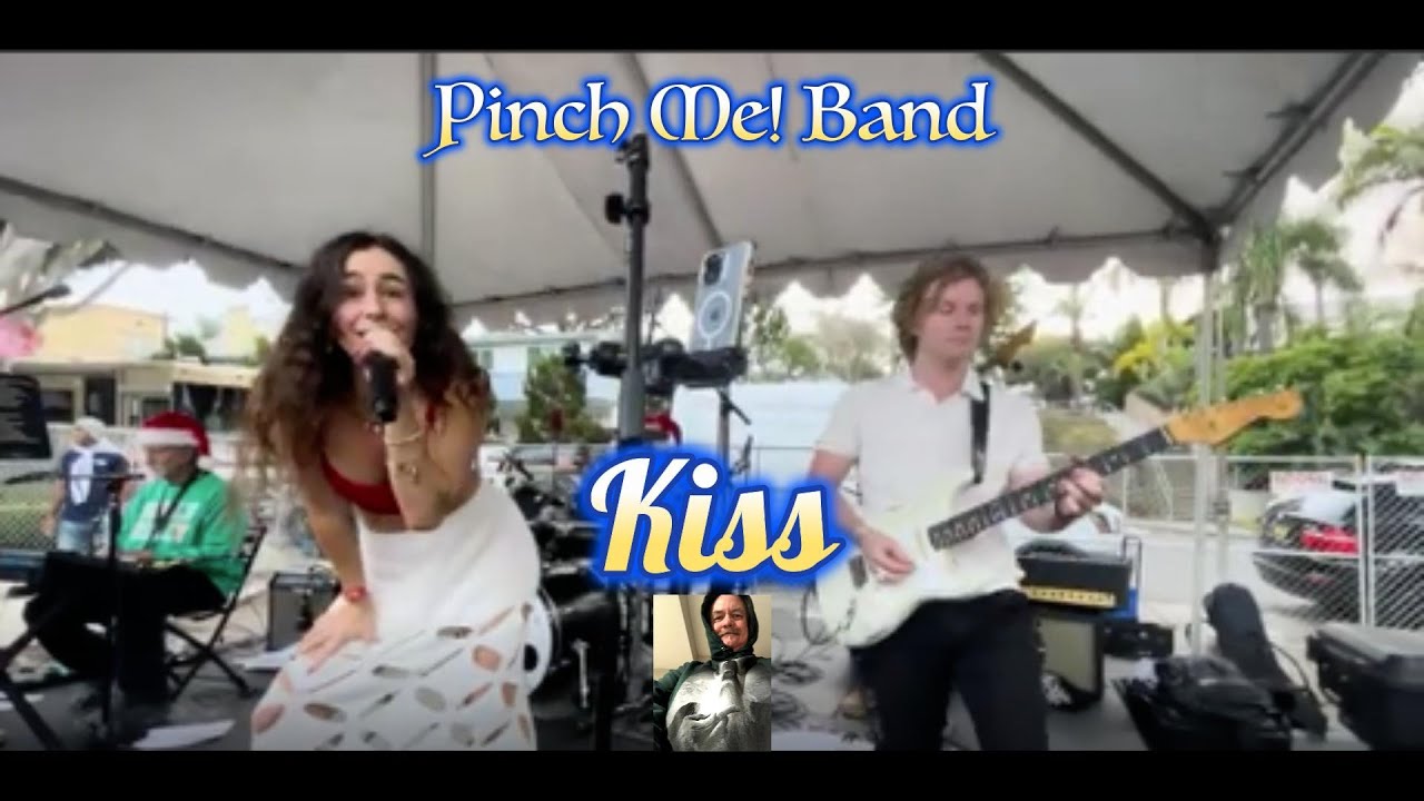 Pinch Me! Band play Kiss at the Corona Del Mar Christmas Walk event 12 ...