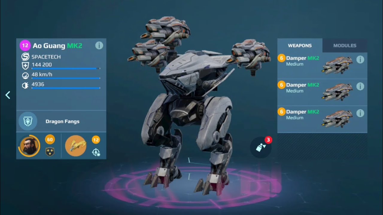 I TRIED THE AO GUANG IN 2024! LIVING LEGEND? (War Robots) - YouTube