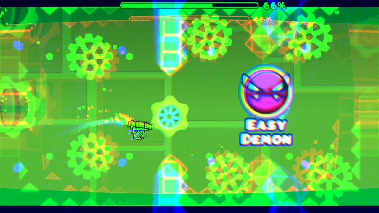 PASANDOME THE NIGHTMARE (DEMON EASY) / GEOMETRY DASH - YouTube