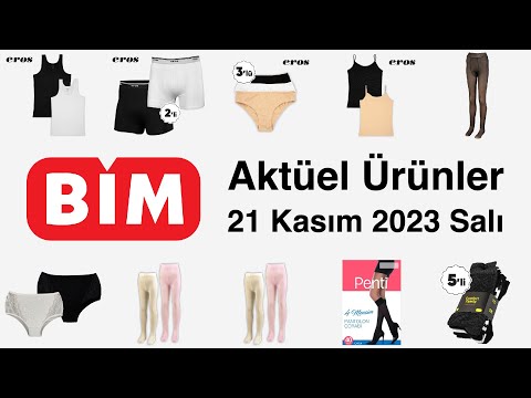 BİM Aktüel Ürünler - 21 Kasım 2023 Salı