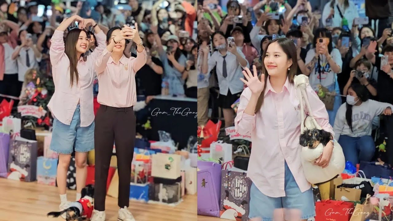 Freen & Fluffy Looking at her gifts from fan's Marry christmas Freen🎄# ...