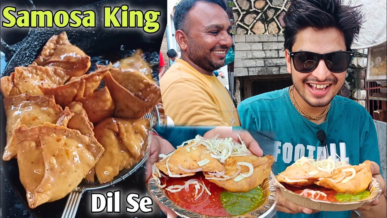 Samosa King 👑Of Pathankot😍,😲130rs Se Kaam Shuru Kia Tha ,Pathankot Food ...