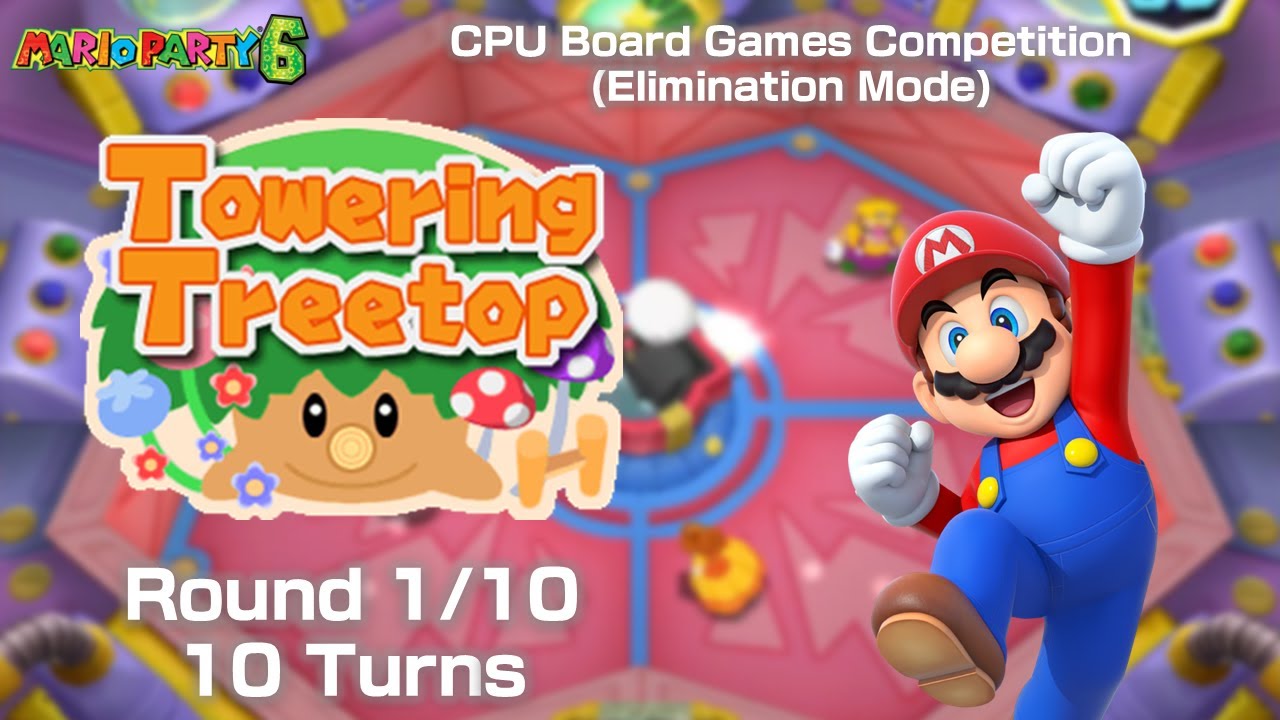 Mario Party 6 - CPU Board Games Competition (Elimination Mode) (Round 1 ...