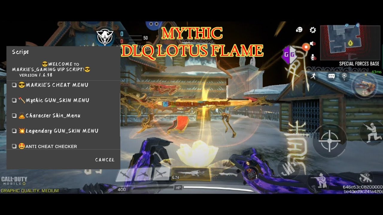 💥CODM Garena 1.6.38 VIP Script💥 The Last SCRIPT this SEASON💥 - YouTube