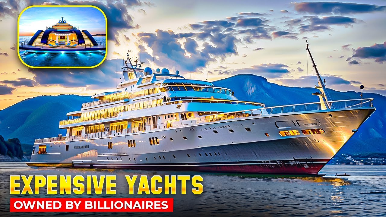 The Most Expensive Yachts Owned by the Richest People - YouTube