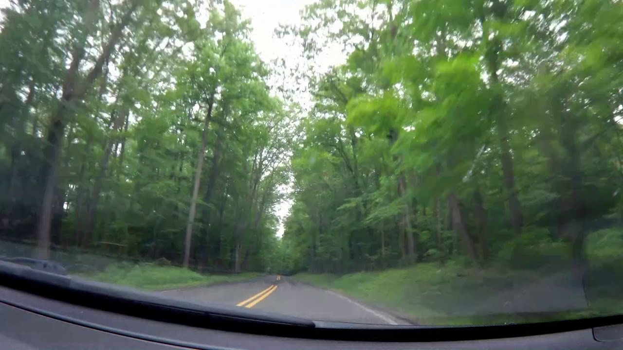 WV U.S. 219 north from WV Route 32 to WV Route 24 windmills, Powerlines ...