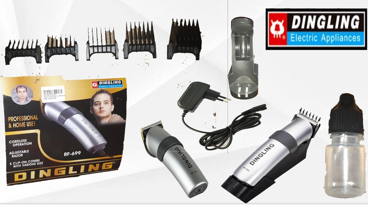 Unboxing RF-699 | Dingling hair clipper unboxing. |#dinglinghairclipper#unboxing - YouTube
