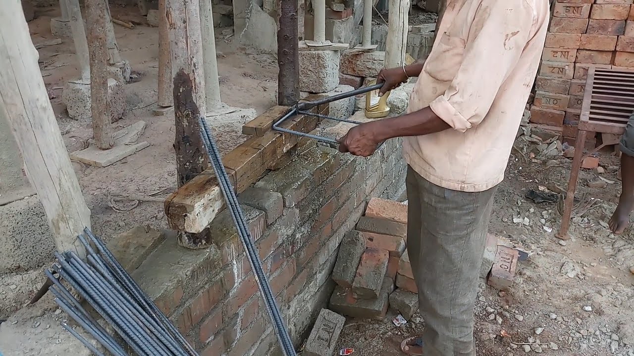 Lateral ties and column rods assigning for 30 × 40 house plan - YouTube