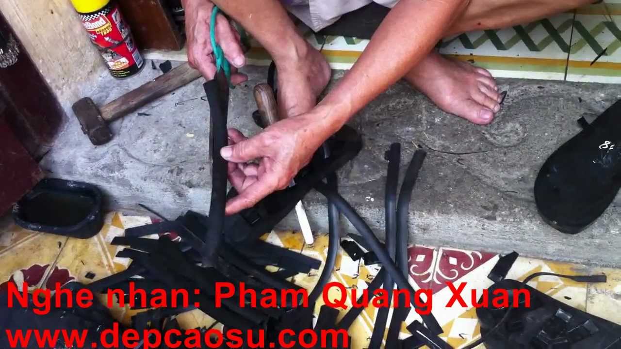 Dép cao su, dep cao su, dép râu, dep rau, dép cao su bác hồ - YouTube