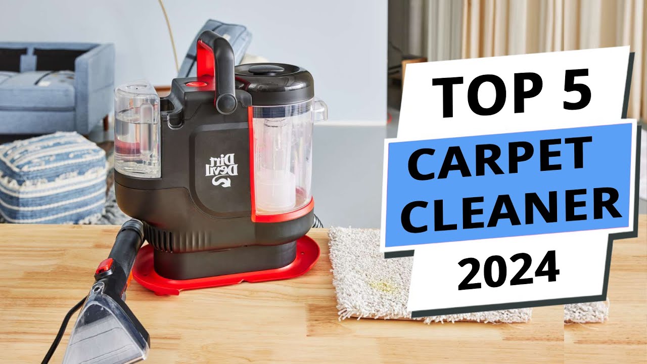 Top 5 Best Portable Carpet Cleaners of 2024 - SmartBest! - YouTube