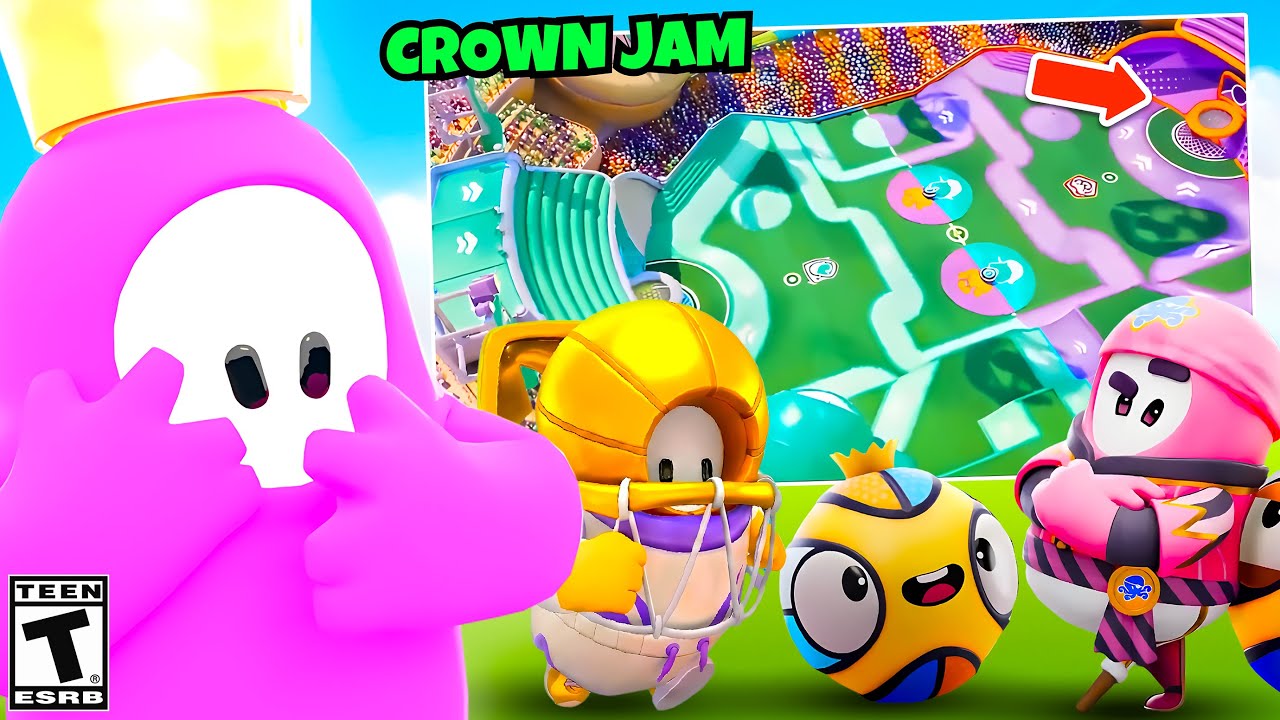 Fall Guys X Fortnite - CROWN JAM Mode On Friday Jan 23rd! - YouTube