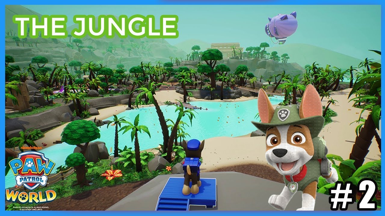 Paw Patrol World ⭐⭐unlocked The Jungle Location With Tracker And