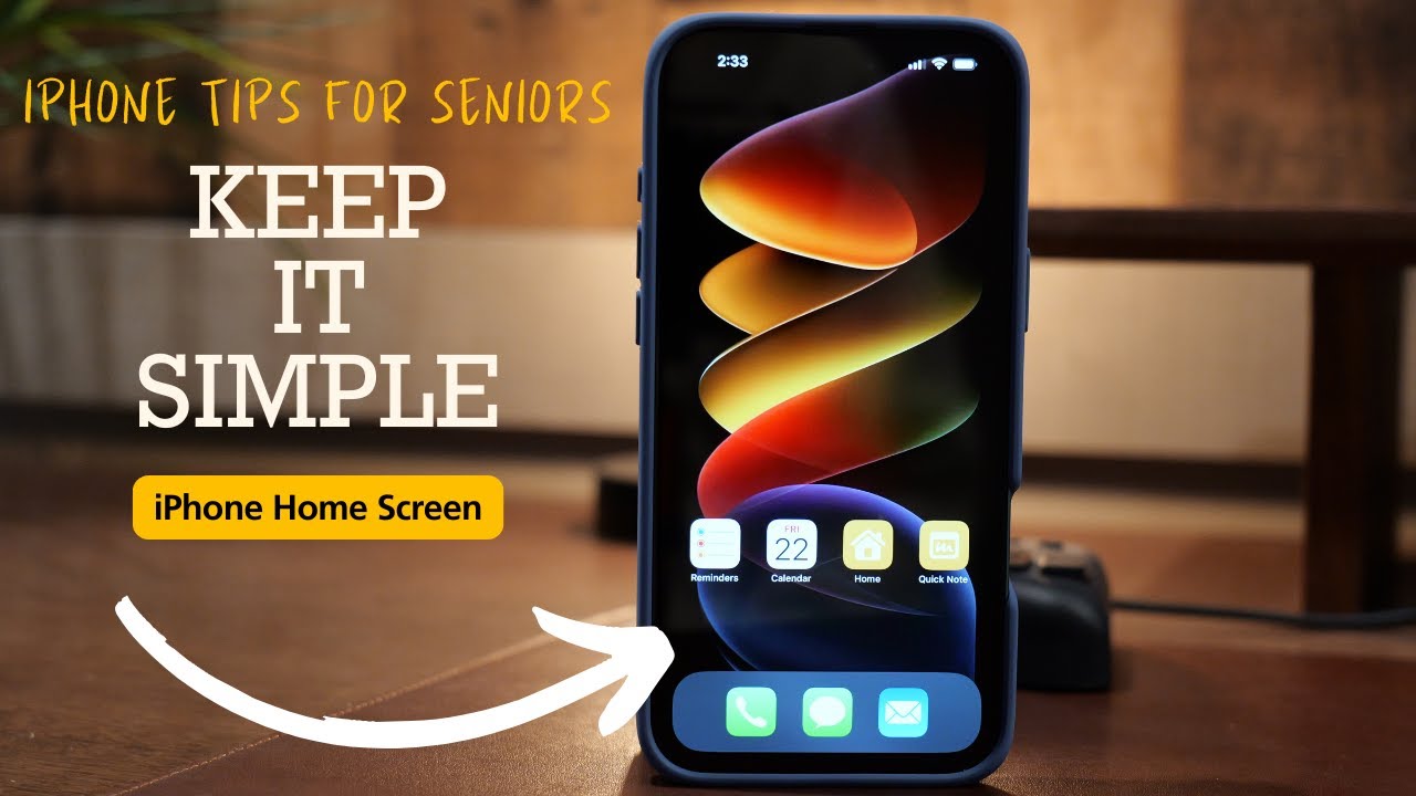 iPhone Home Screen - Keep it Simple! - YouTube