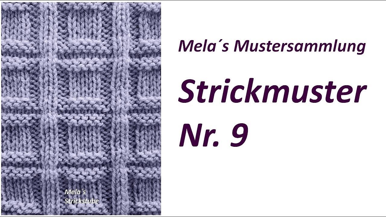 Strickmuster Nr. 9 - Muster in Reihen stricken / einfaches rechts/links ...