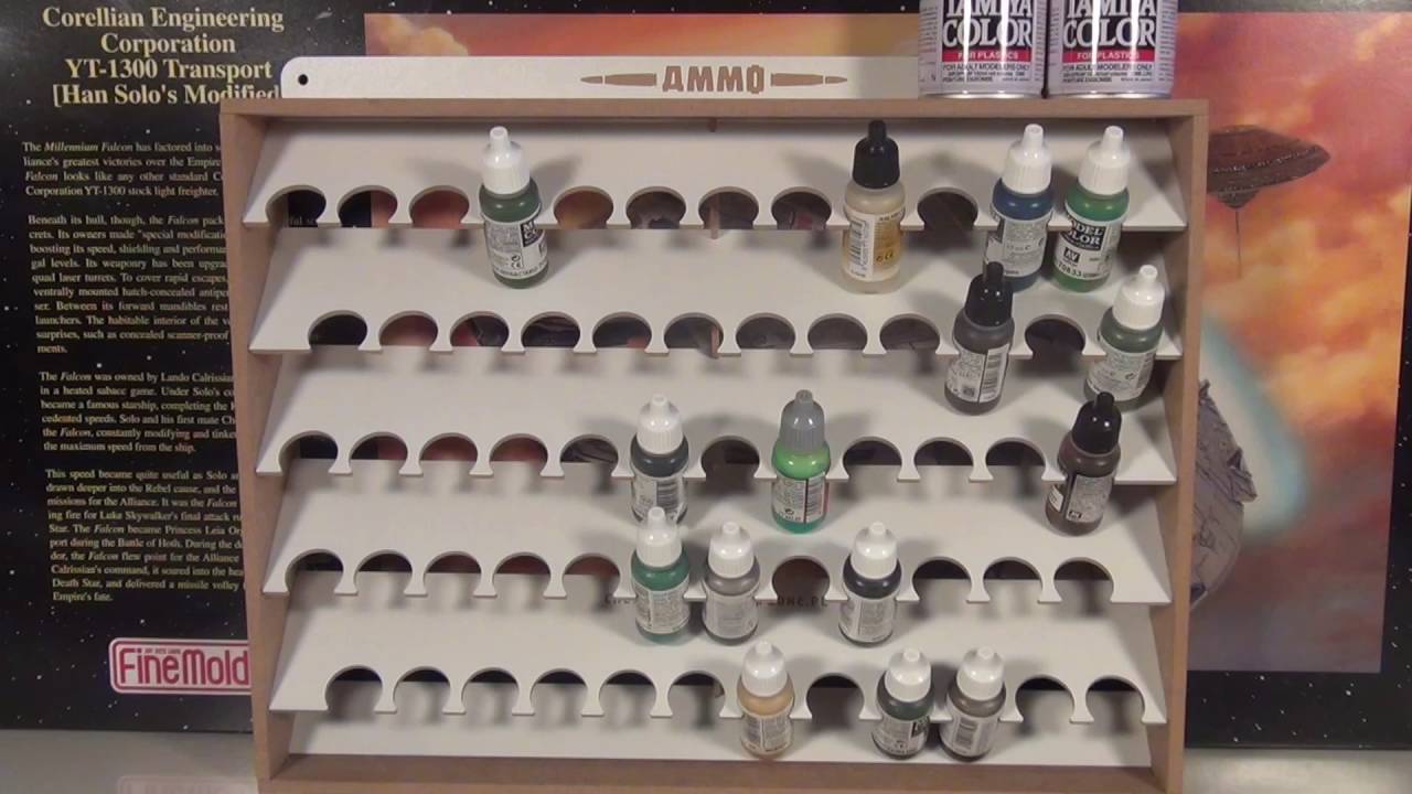 Ammo by Mig 17ml paint rack review - YouTube