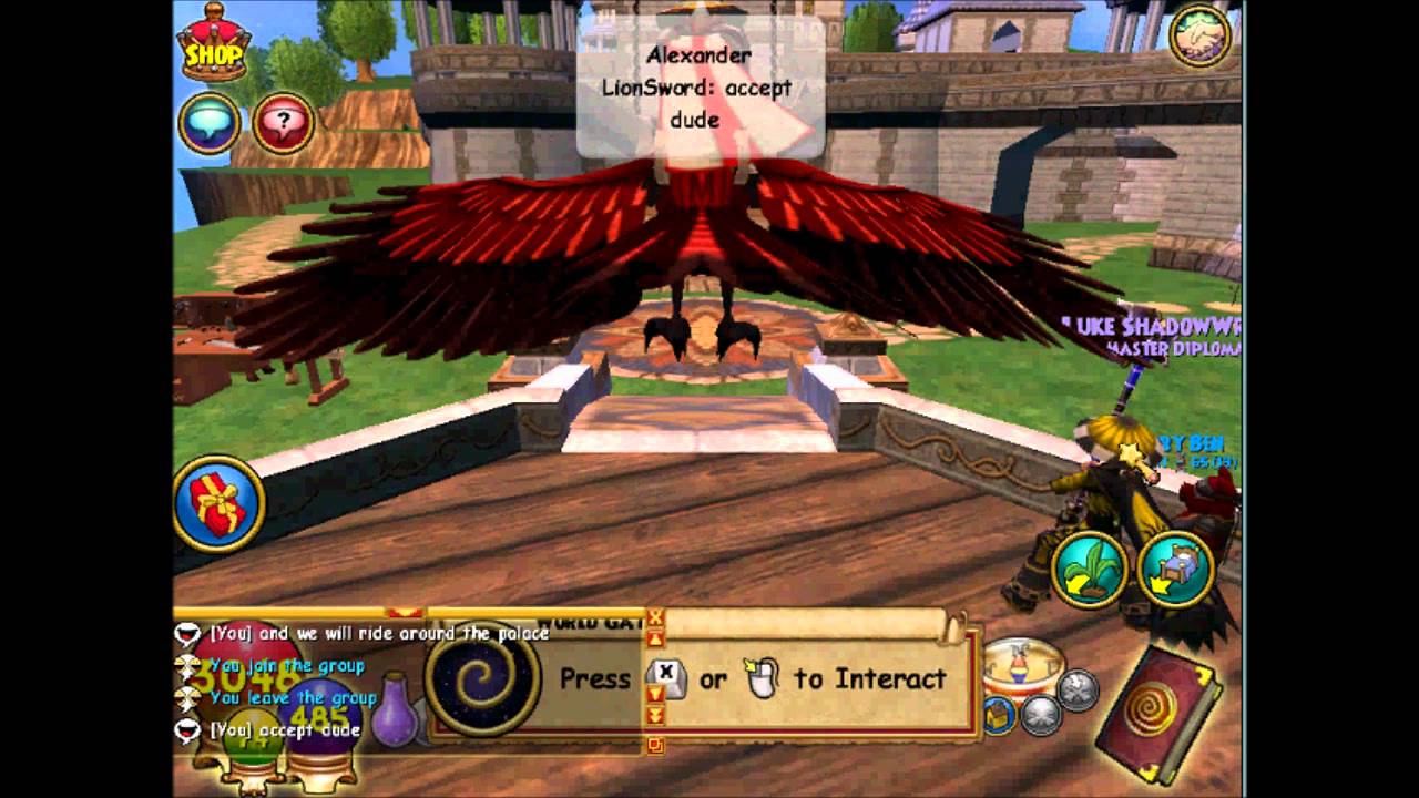 Wizard101 - Blood Raven Mount - YouTube