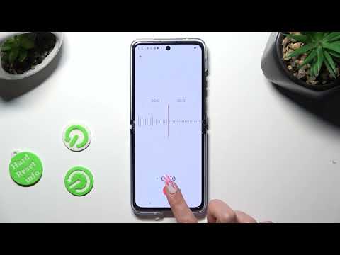 How to Record Sounds in Motorola Razr 40 Ultra - Voice Recorder app