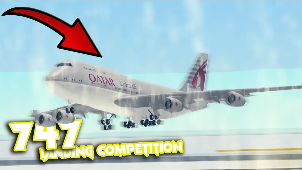 747 Landing Competition in PTFS - YouTube