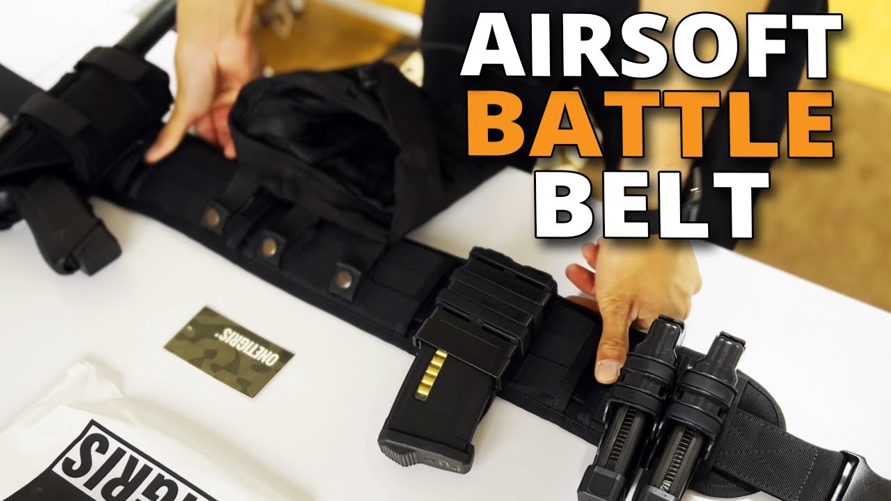 My Airsoft Belt Set Up ! [ONETIGRIS AIRSOFT WAR BELT] - YouTube