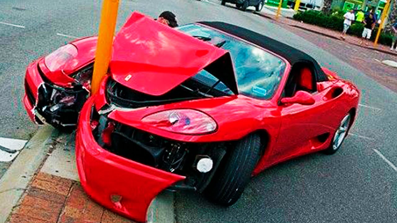 Luxury car crash, luxury car fails, luxury car accident Lamborghini ...