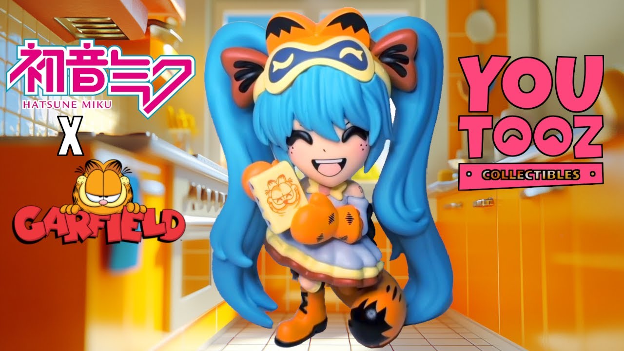 Garfield Miku Youtooz | Showcase and Unboxing - YouTube