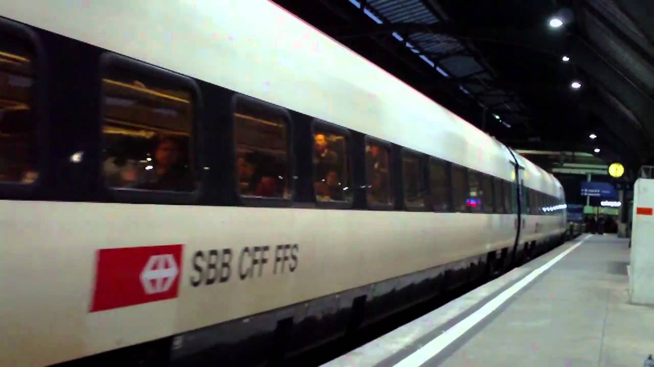 Swiss Bullet Train Station.AVI - YouTube