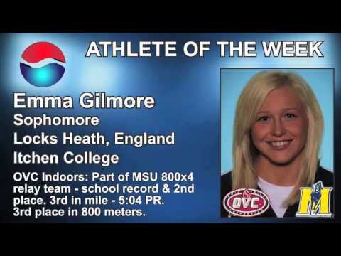 Pepsi Athlete of the Week - Week of 2/24-3/2 - Emma Gilmore - Track ...