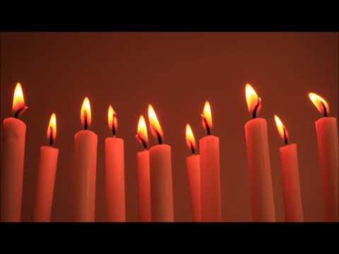 (background video) keindahan lilin yang menyala, - YouTube