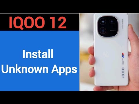 How to install unknown apps, install APK, iqoo 12 me third party app ...