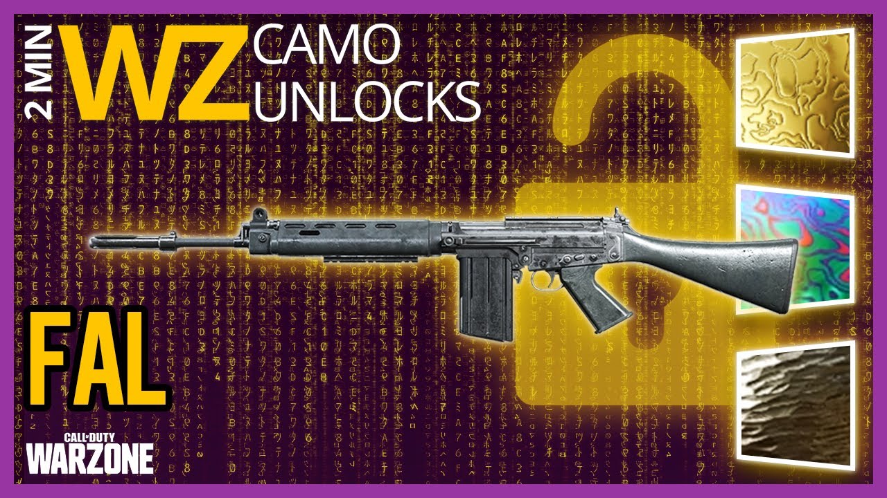 How to get the FAL: Gold, Platinum, Damascus and Obsidian: 2 Min ...