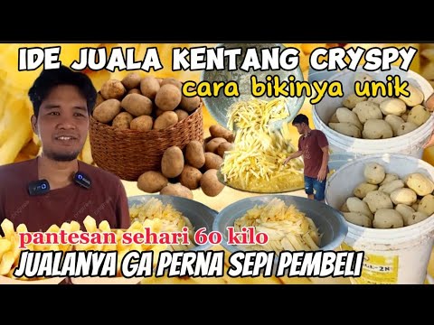 IDE USAHA KENTANG GORENG SEHARI 60 KILO | OMSETNYA JUTAAN !! resep ...