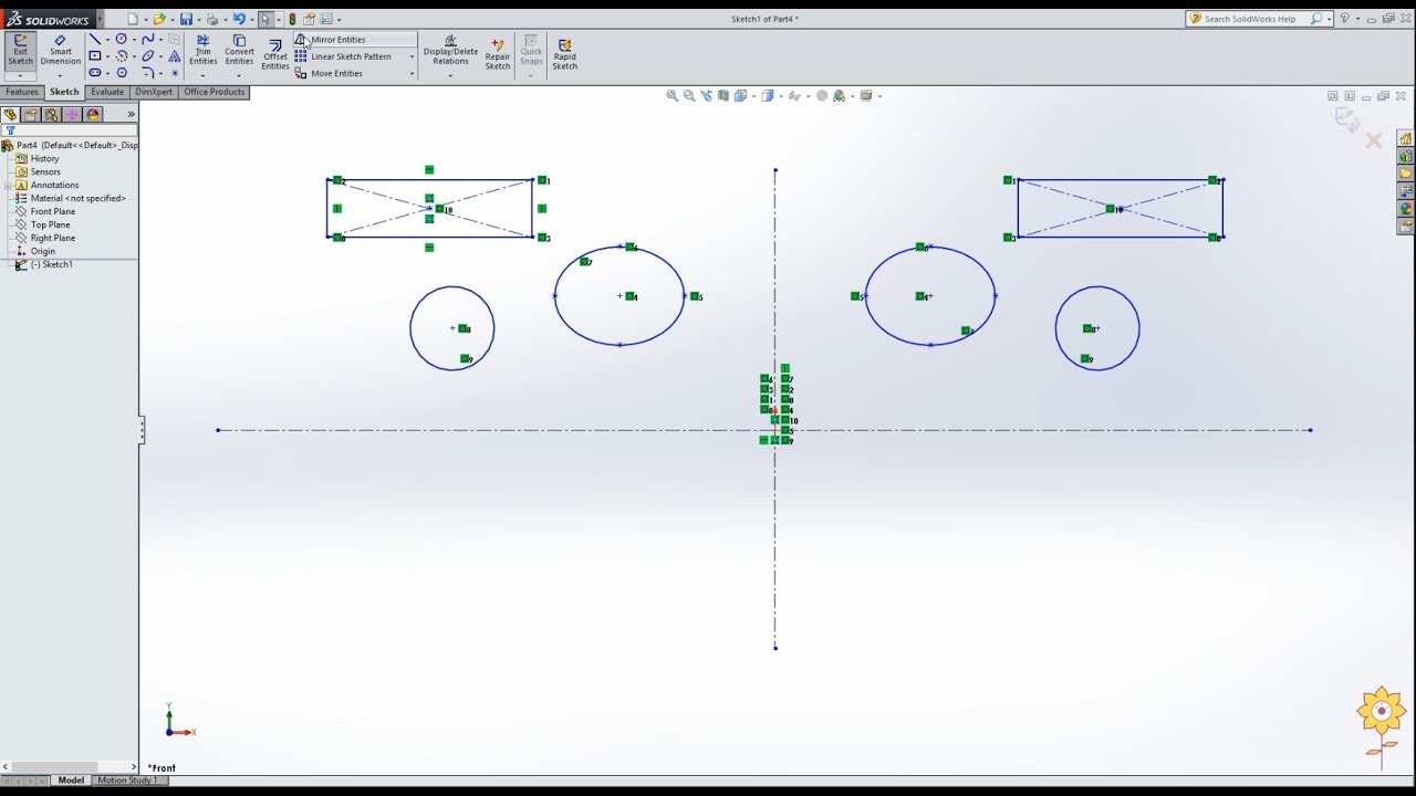 Use of Mirror entities and different types of move entities in ...
