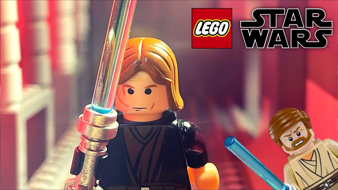 Lego Star Wars Episode III Anakin vs. Obi Wan Stop Motion Part 1 - YouTube