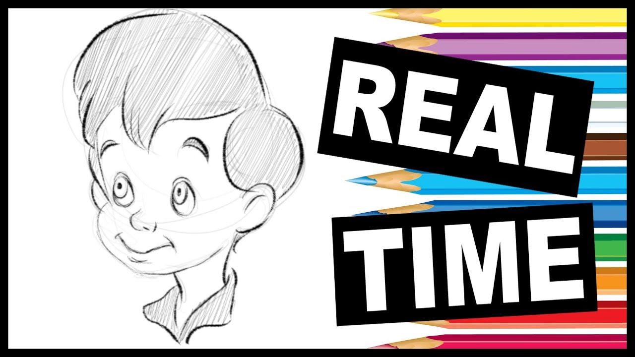 KIDS ART LESSONS HOW TO DRAW MICHAEL DARLING FROM PETER PAN - YouTube