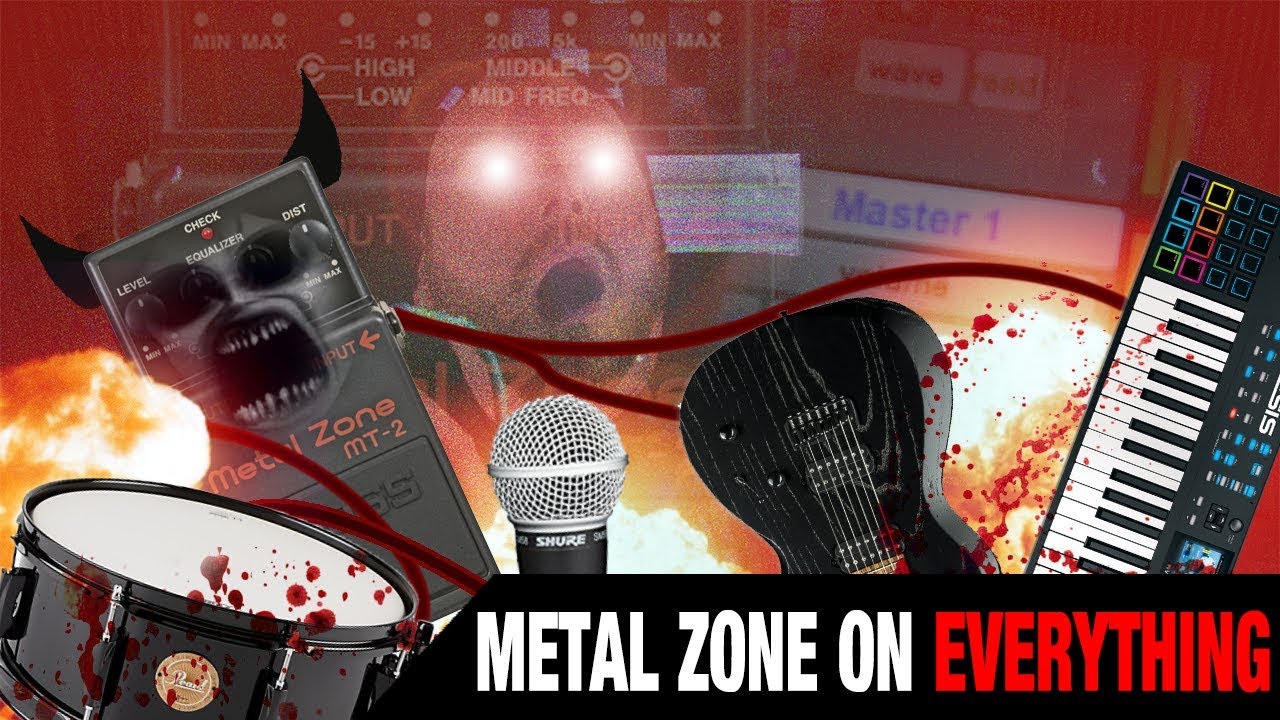 Metal Zone On EVERYTHING (warning: very loud and extremely stupid ...