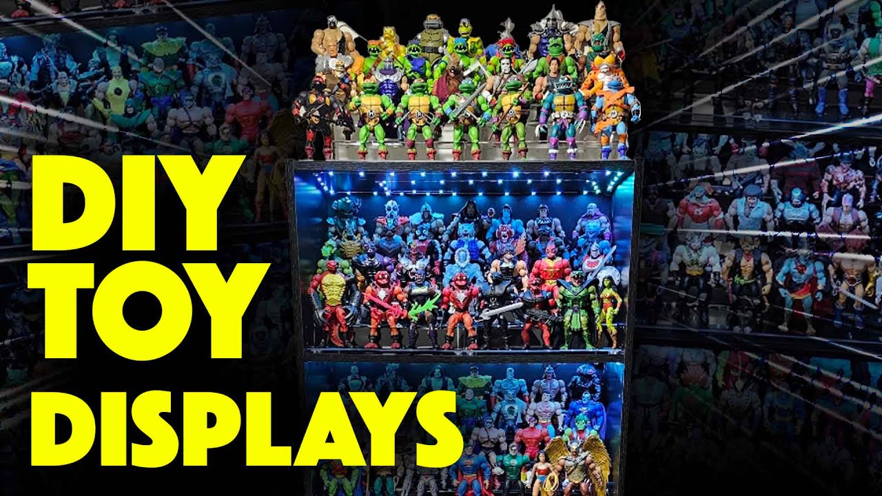 DYI Cost Effective ULTIMATE Action Figure Display Tutorial! - YouTube