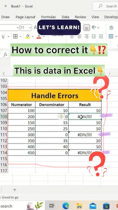 Find out how to handle errors in Excel ⁉️📊📝👇 | BPA | BPA Educators - YouTube