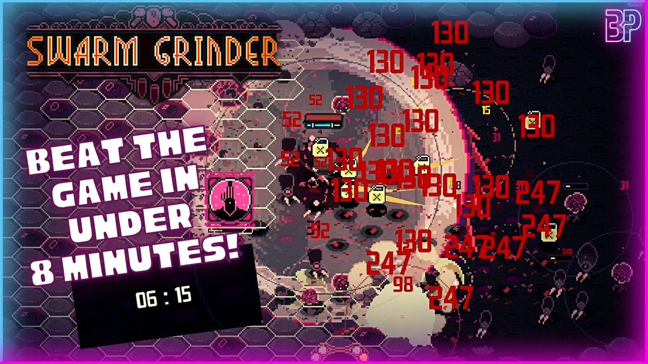 Swarm Grinder HOW TO BEAT THE GAME IN UNDER 8 MINUTES! | Bullet Heaven ...