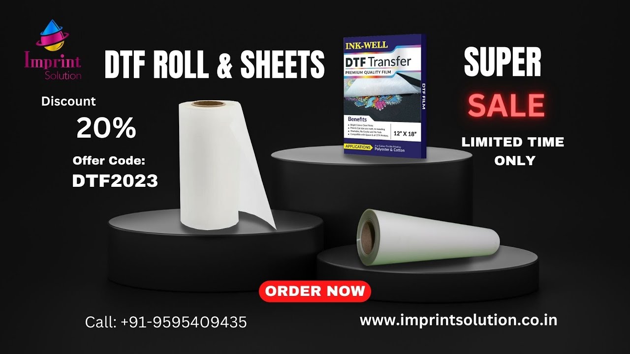 DTF Roll & Sheets #dtfroll #dtfsheets - YouTube