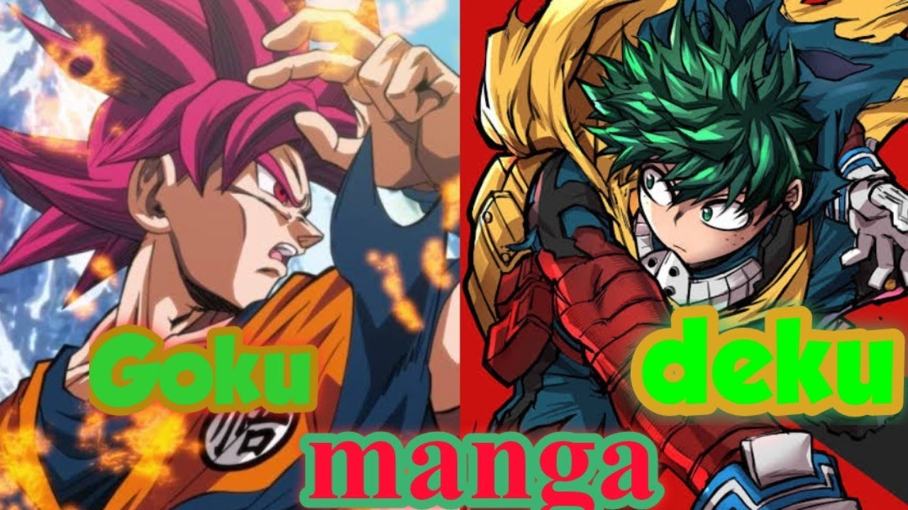 Goku meet deku : dragon ball super vs MHA : Goku fight deku :@Vegeto ...