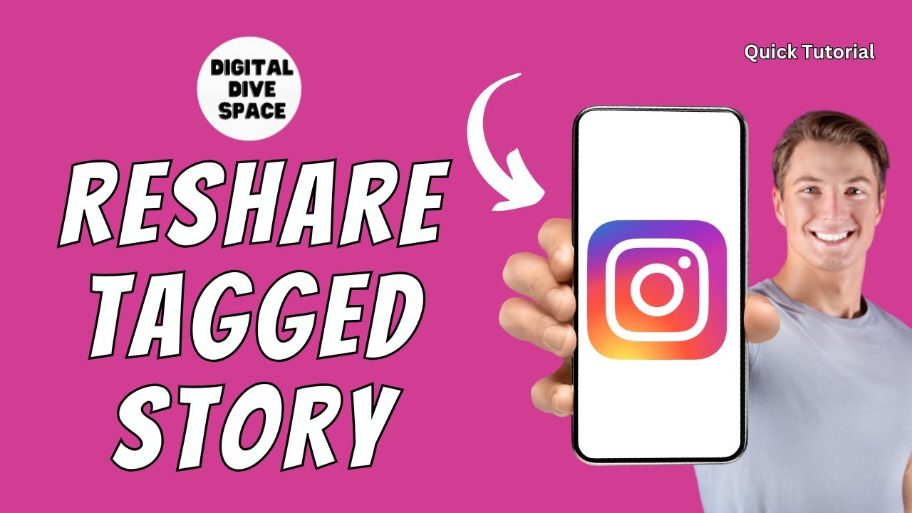 HOW TO RESHARE A TAGGED STORY ON INSTAGRAM - YouTube