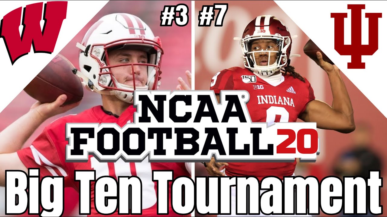 Wisconsin vs Indiana (Semifinals) - College Football Big Ten Tournament ...