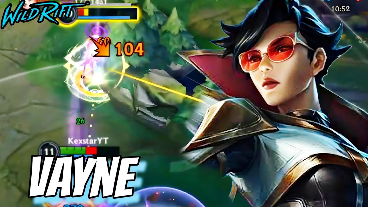 WILD RIFT VAYNE | VAYNE ADC GOT BUFFED ? | BUILD & RUNES - YouTube