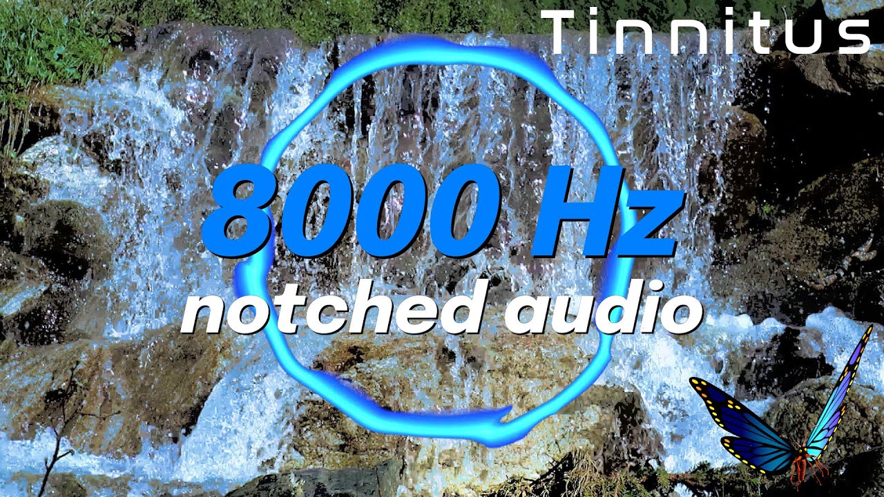 Dreaming Waterfall 8000 Hz Notched Audio: Tinnitus Sound Therapy Series ...