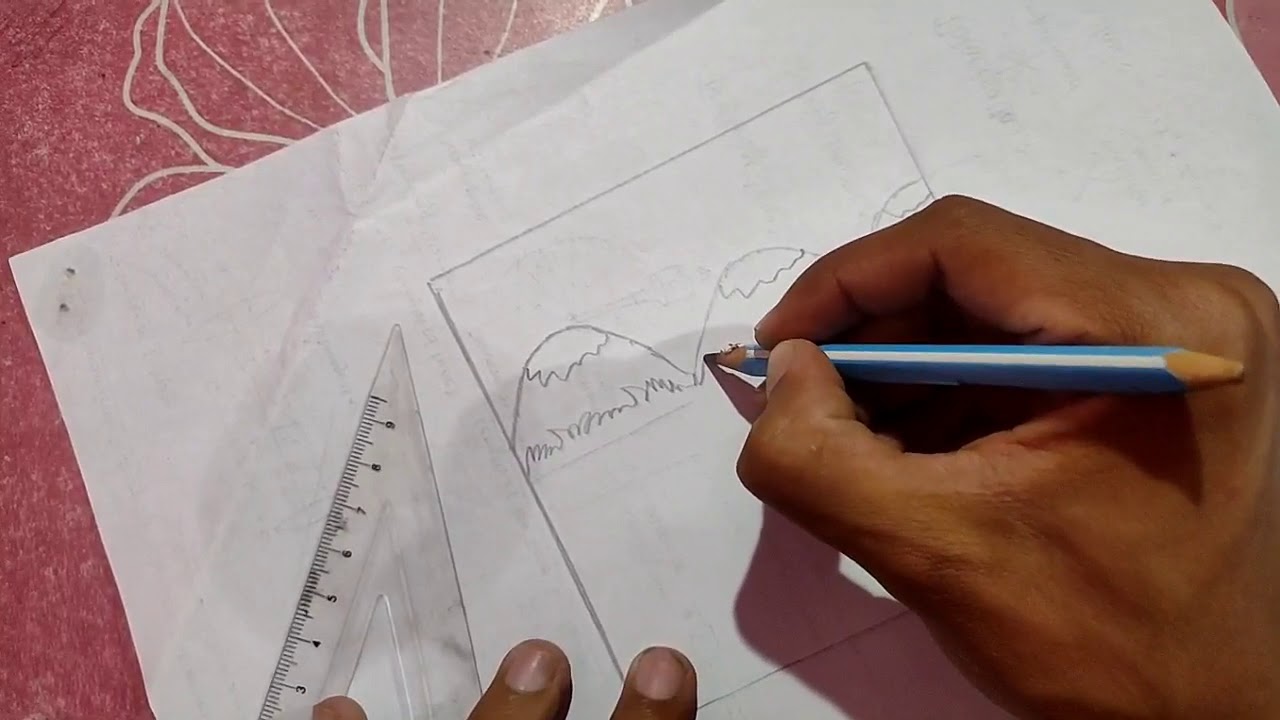 How to make 3 min drawing for beginners ||Quick pencil drawing ...