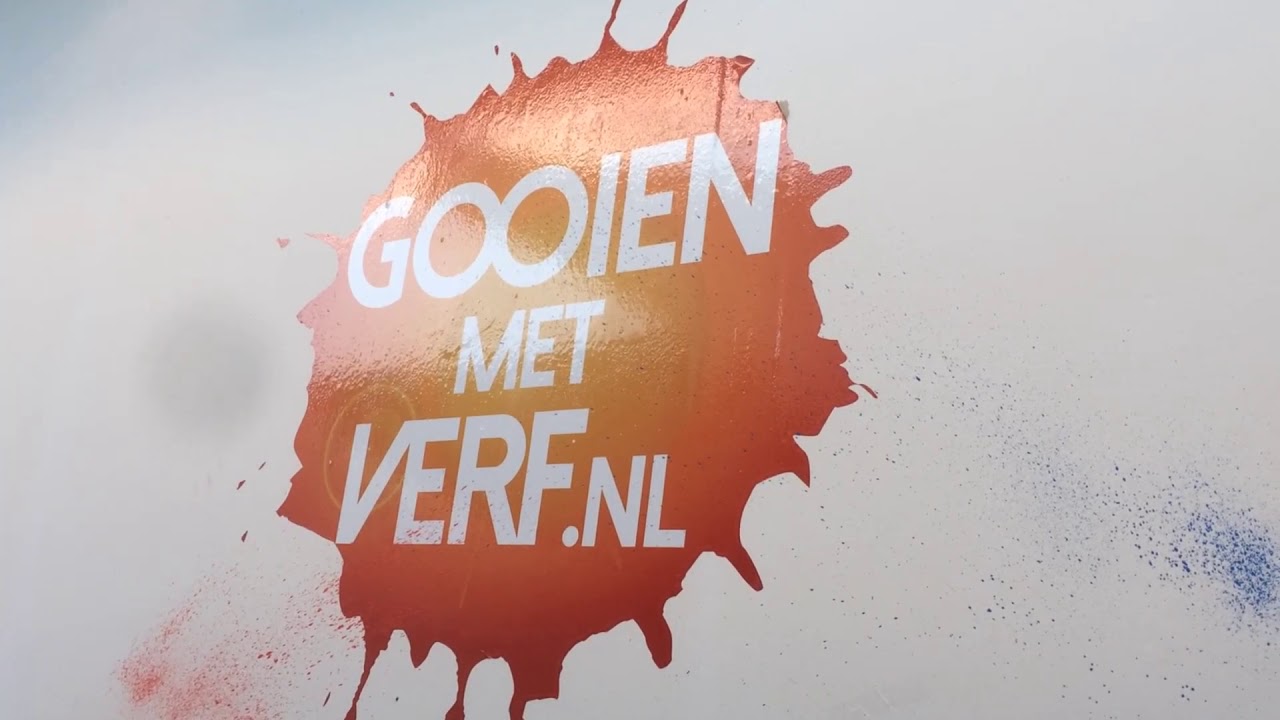 Gooien met Verf in de Fabriek in Woerden - YouTube