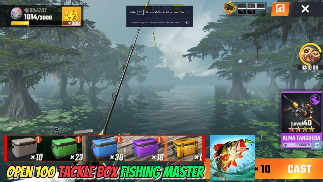 Thử Xả 100 Rương Fishing Master / Open 100 Tackle Box Fishing Master ...