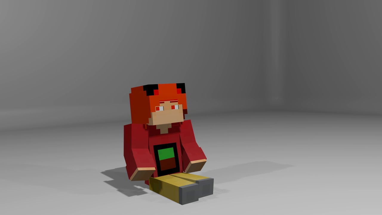 Minecraft Siting Animation Test (Blender) - YouTube