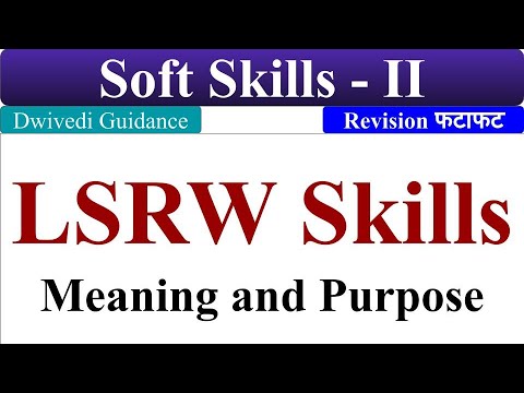 LSRW Skills, Soft Skills btech 1st year, soft skills 2 btech 1st year ...