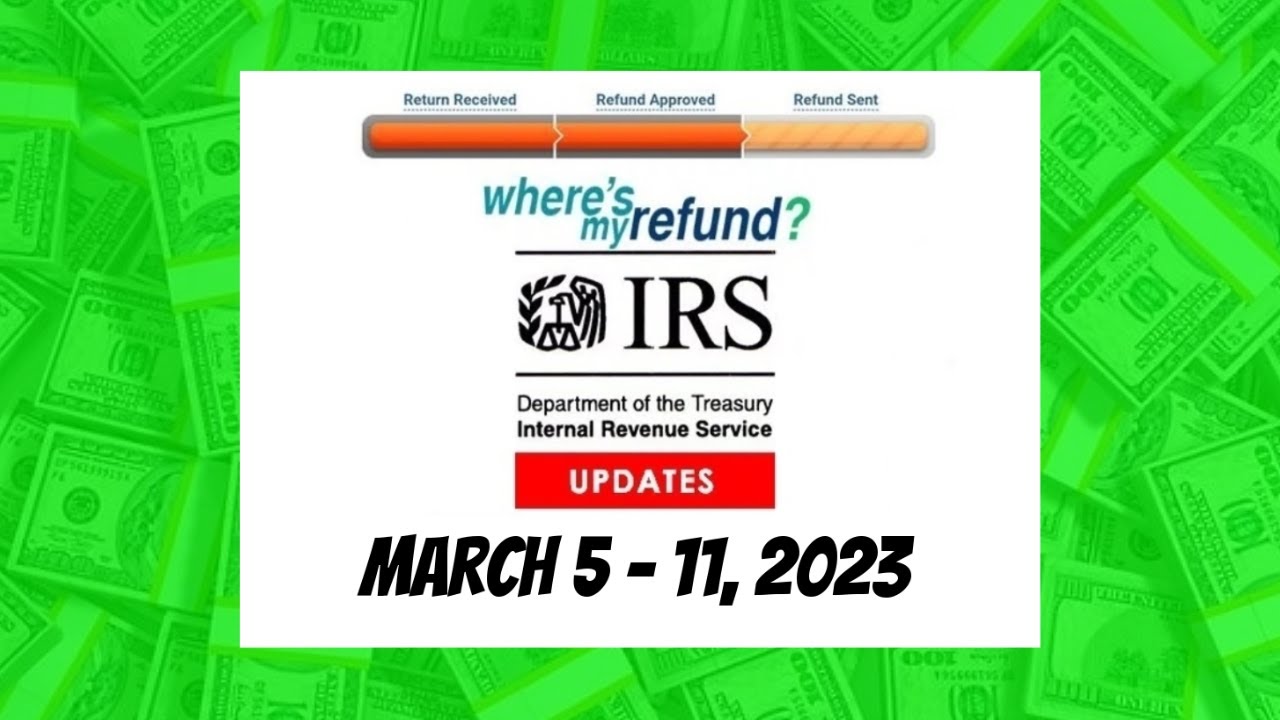 Mar. 5 - 11, 2023 - IRS Where's My Refund? Update - YouTube